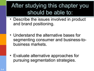 Chapter 7 Market Segmentation and Targeting | PPT