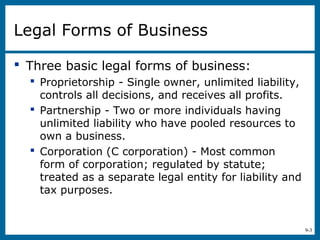 Entrepreneurship Chap 9 | PPT