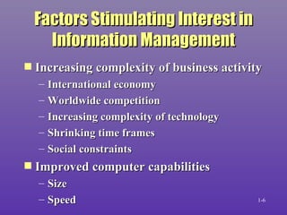 Introduction to the Computer-Based Information System | PPT