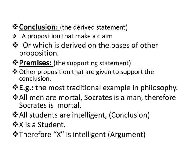 Introduction to Logic | PPTX
