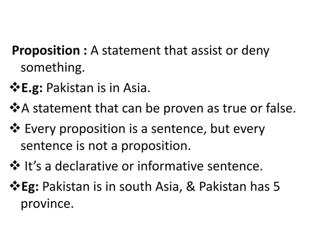 Introduction to Logic | PPTX