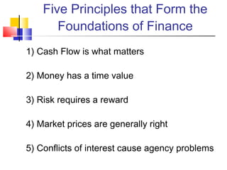 Chap01 introduction to finance | PPT