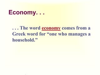 Ten Principles of Economics | PPT