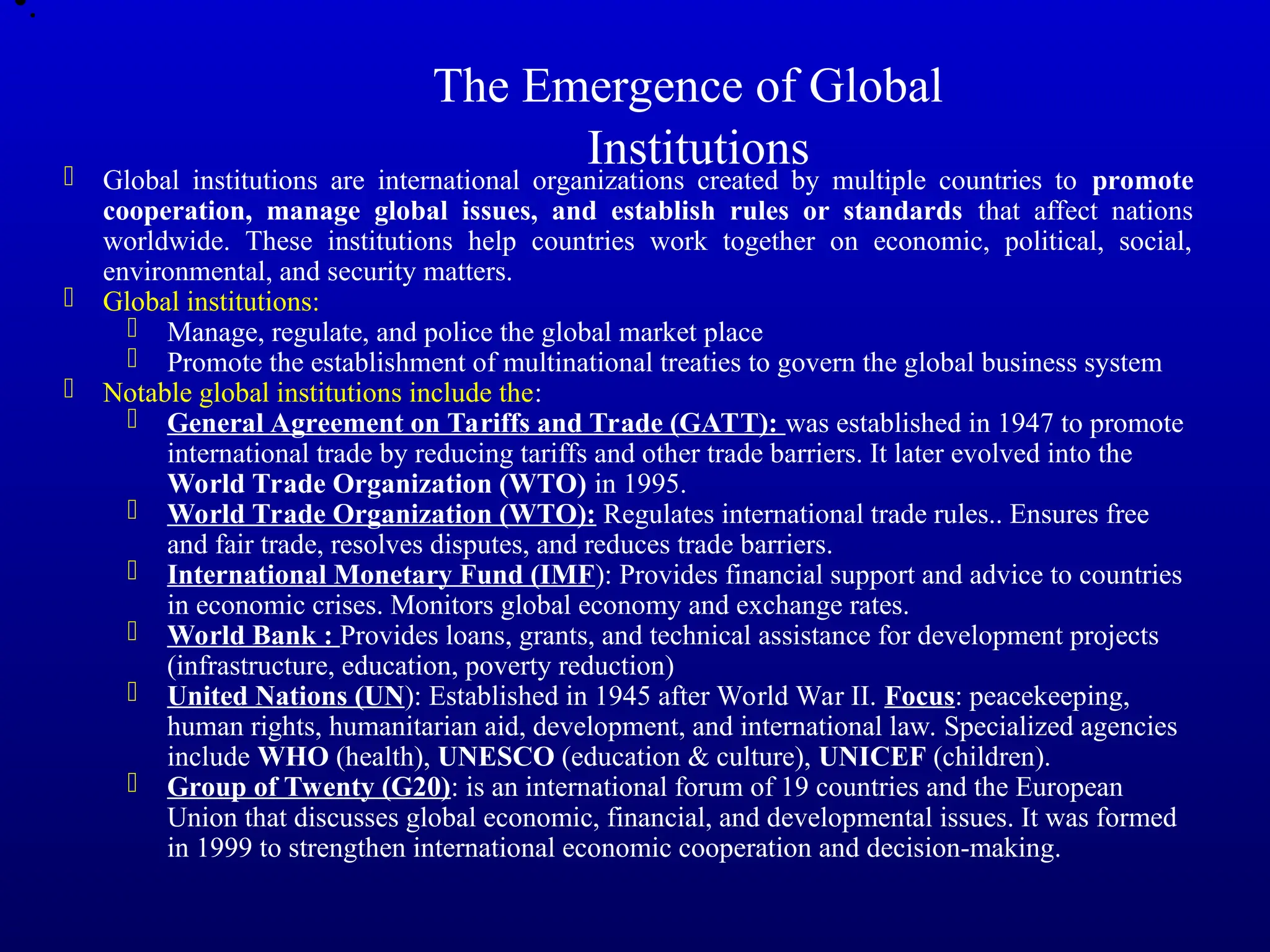 Chap01 Globalization and its impacts in international business | PPT