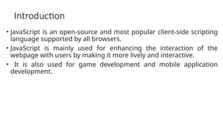 chap01 - Introduction to JavaScript first.pptx