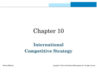 Chap010 | PPT | Business Administration | Business