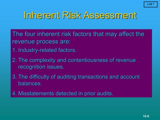 auditing the revenue process is a procedure to supervise revenue flow ...