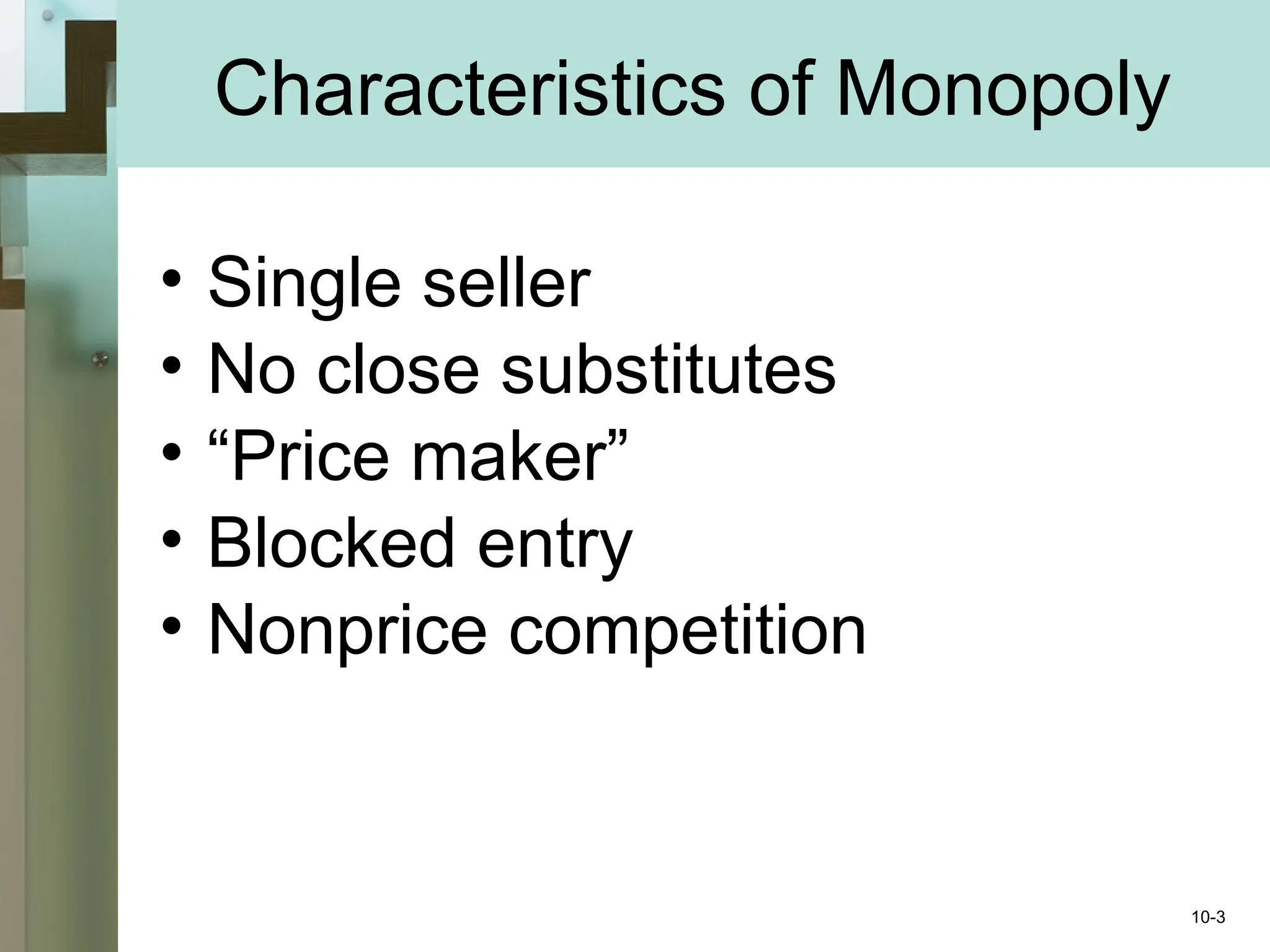 Monopoly in microeconomics-economics in detail | PPT