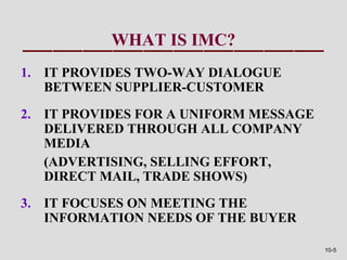 Chap010 creating customer dialogue | PPT