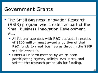 Entrepreneurship Chap 11 | PPT