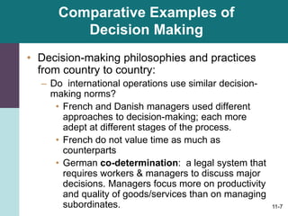 CH 11 MANAGEMENT DECISION AND CONTROL | PPT