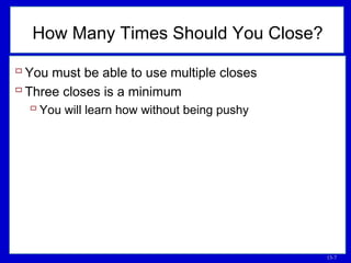 Chapter 13 Closing the Call | PPT