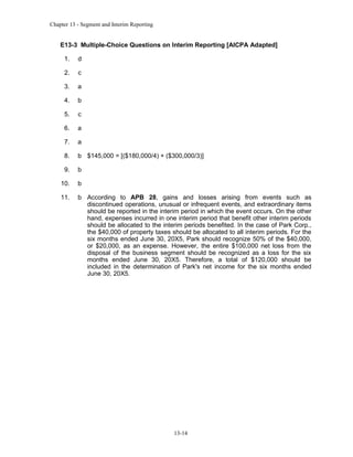 solusi manual advanced acc zy Chap013 | DOC