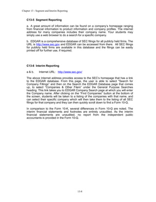 solusi manual advanced acc zy Chap013 | DOC