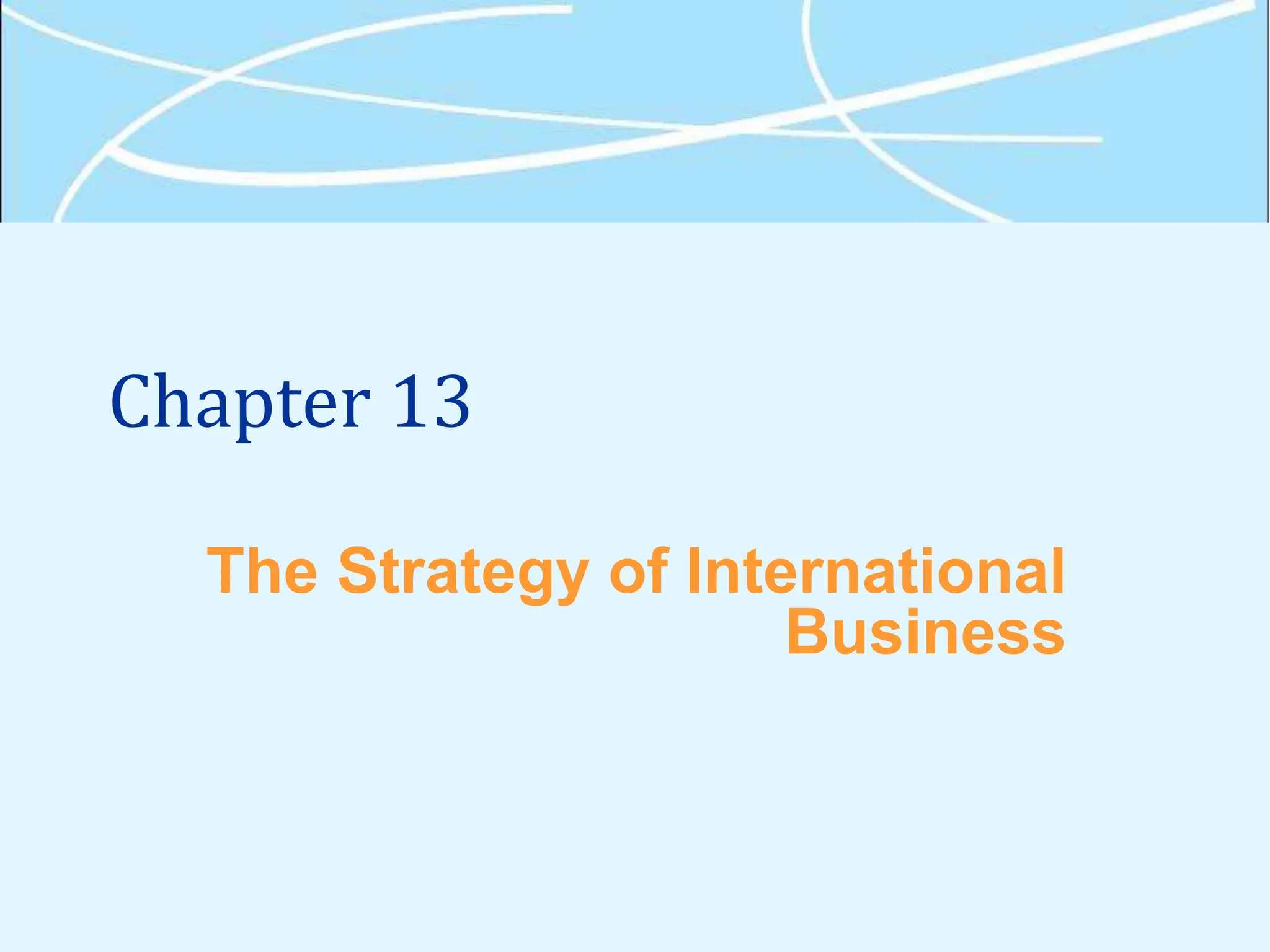 Chapter number 13 international business | PPT