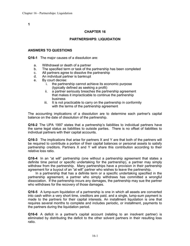 solusi manual advanced acc zy Chap016 | DOC