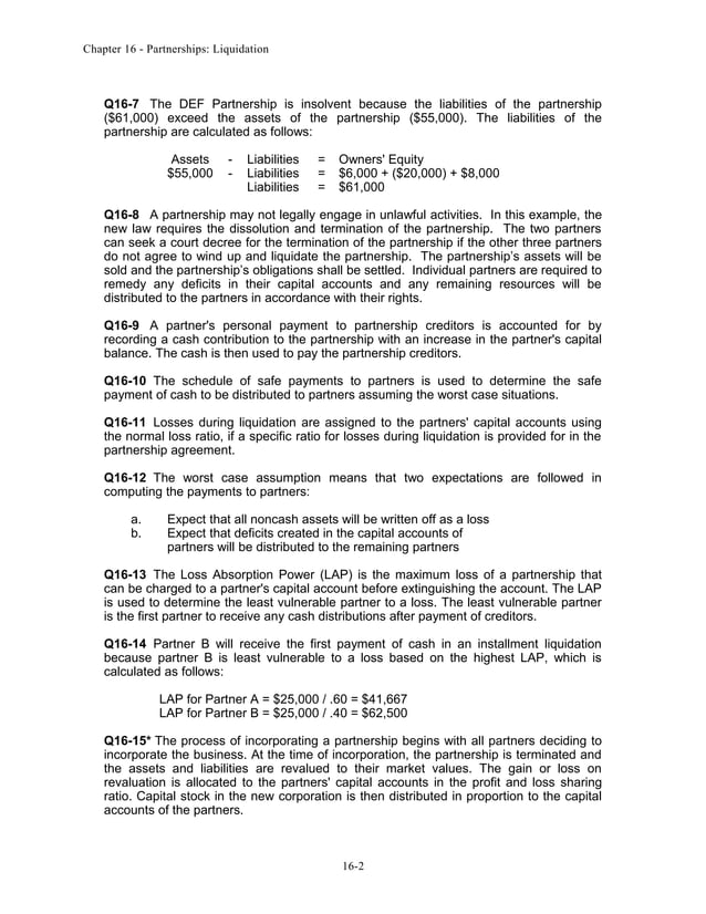 solusi manual advanced acc zy Chap016 | DOC