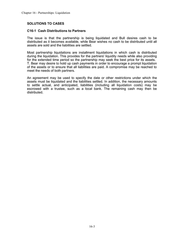 solusi manual advanced acc zy Chap016 | DOC