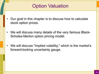 option valuation | PPT