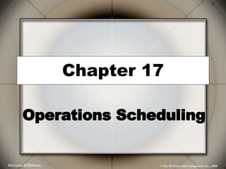 Chap017 Scheduling Edit | PPT
