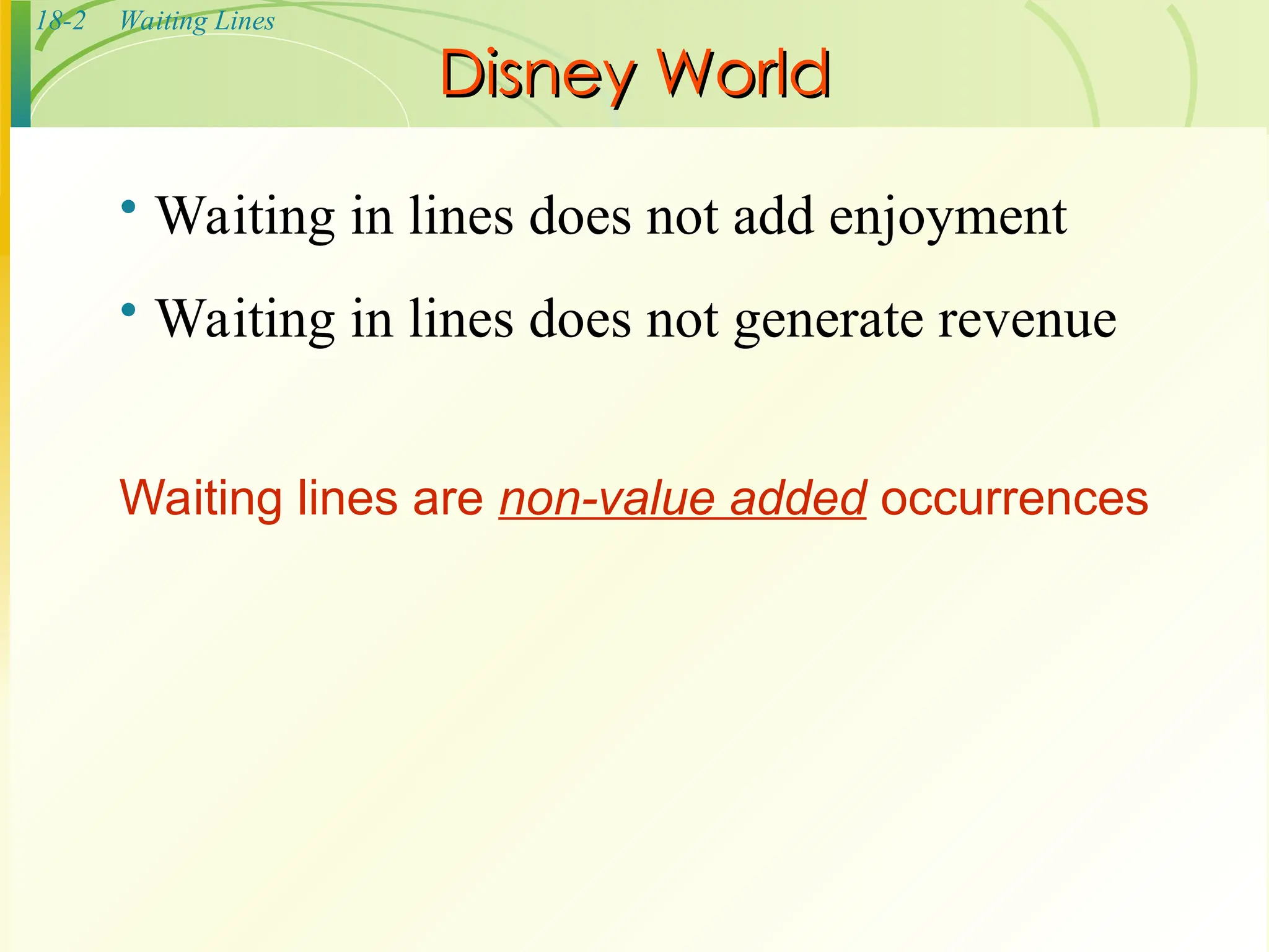Chap018_Waiting Lines Queuing Theory Models | PPT