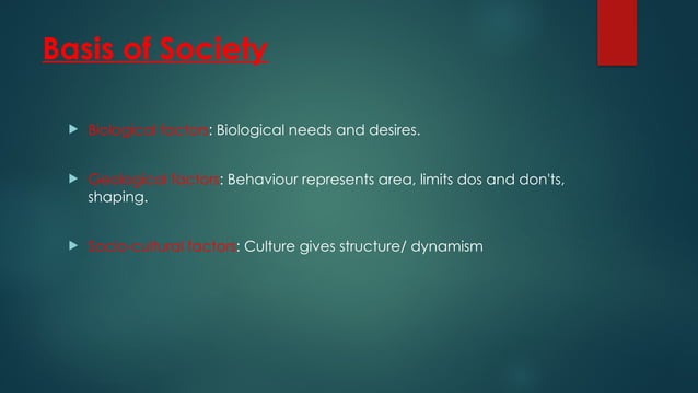 Basic concepts of sociology introduction to society | PPT