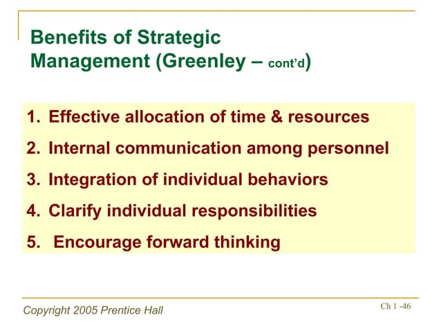 The Nature of Strategic Management | PPT | Business Administration ...