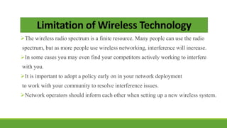 Chap 01 introduction to wirelless | PPTX | Computer Networking | Computing