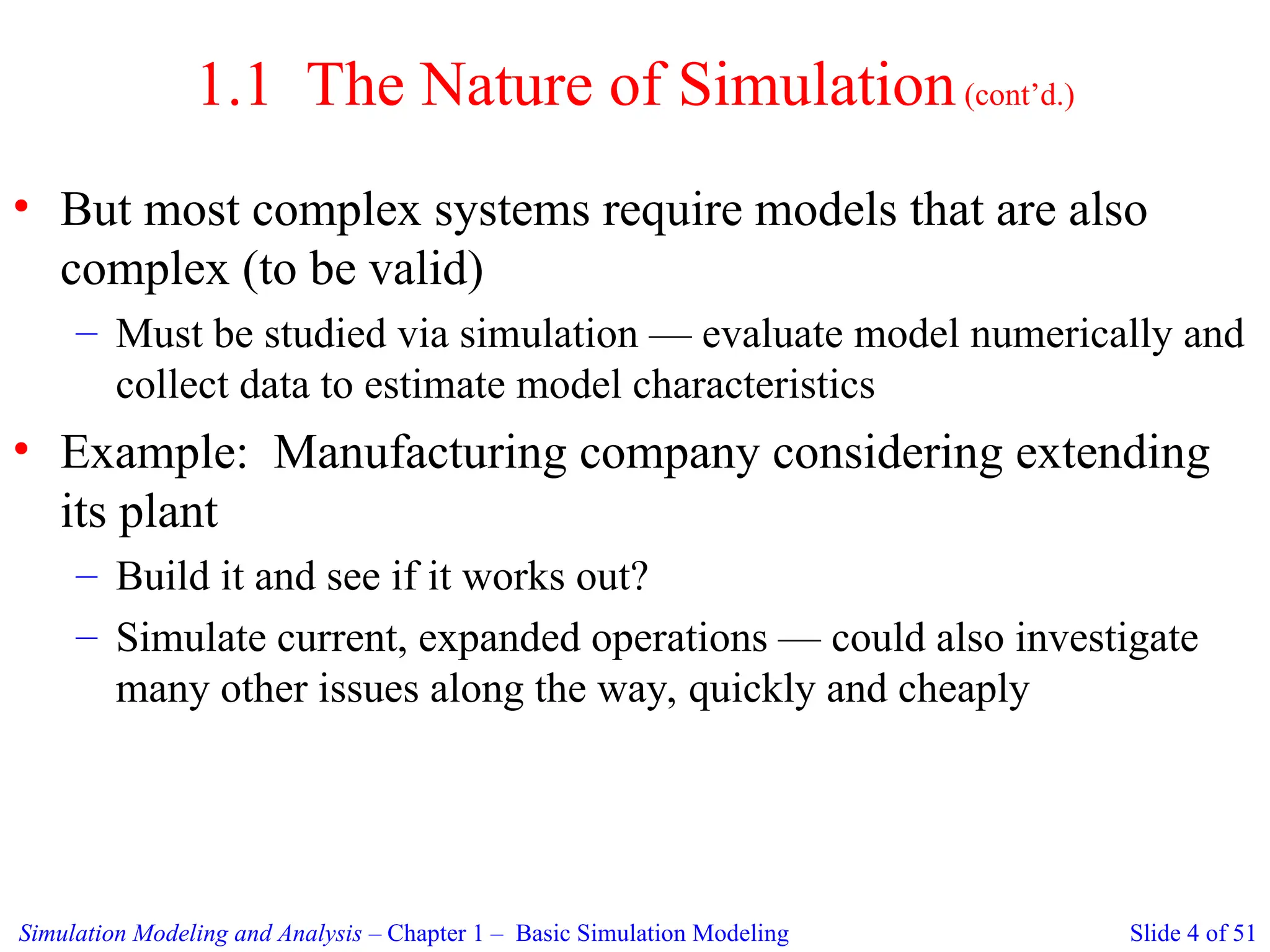 Steps in simulation, advantages and disadvantages, system and its components | PPT
