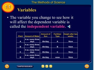 Glencoe Physical Science Chapter 1, Scientific Method, Graphing, Nature ...