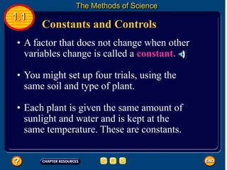 Glencoe Physical Science Chapter 1, Scientific Method, Graphing, Nature ...