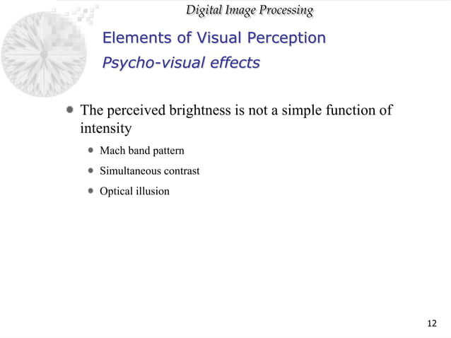 Chap01 visual perception | PPTX