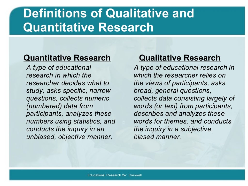 Qualitative and Quantative