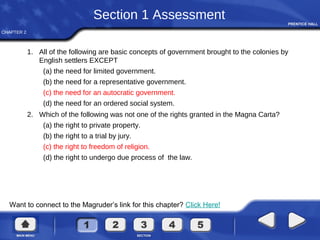 Origins of American Government | PPT