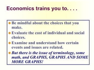 Thinking Like an Economist | PPT