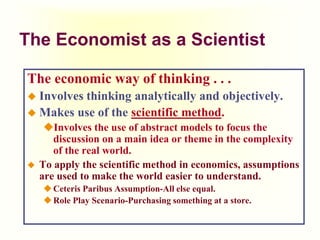 Thinking Like an Economist | PPT