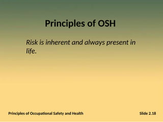 Principles of Health and Safety CHAPTER 2 | PPT