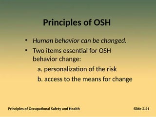 Principles of Health and Safety CHAPTER 2 | PPT