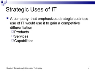 Chap02 Competing with Information Technology | PPT