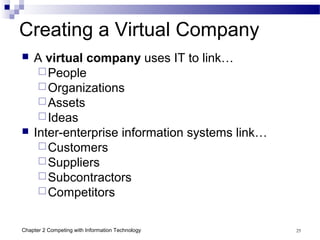Chap02 Competing with Information Technology | PPT