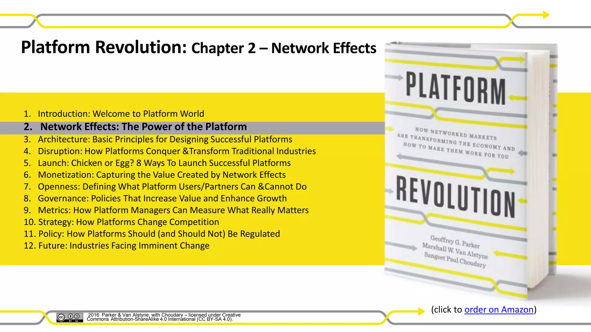 Platform Revolution - Ch 02 Network Effects: Power of the Platform | PPTX