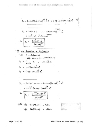 Chap02 solutions-ex-2-5-calculus | PDF