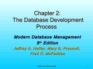 Chap02: The database Development process | PPT | Databases | Computer ...