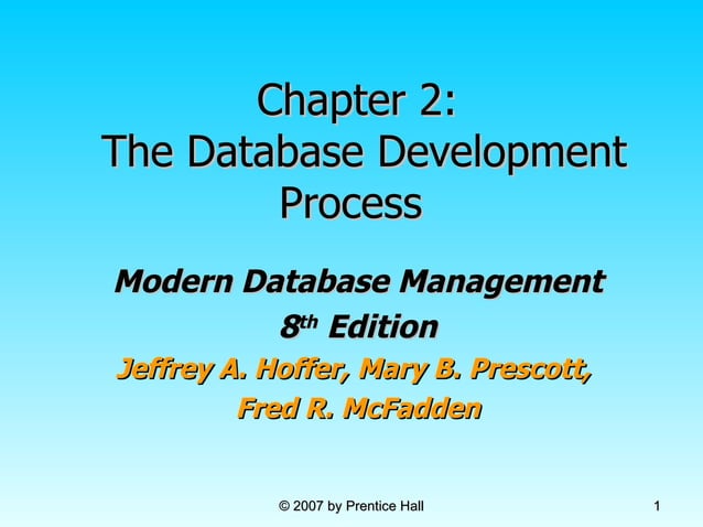 Database Development Process | PPT