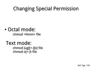 Linux fundamental - Chap 02 perm | PPT