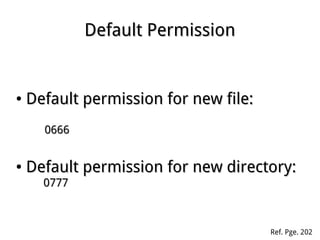 Linux fundamental - Chap 02 perm | PPT
