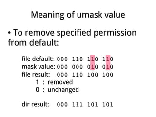 Linux fundamental - Chap 02 perm | PPT
