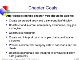 Chap02 presenting data in chart & tables | PPT