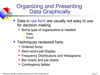 Presenting Data in Tables and Charts | PPT