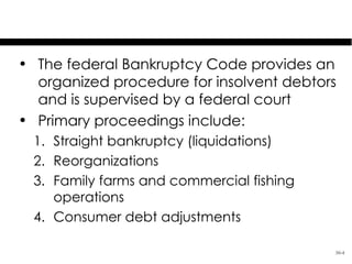 Chapter 30 – Bankruptcy | PPT